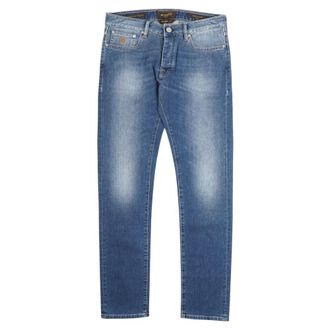 Moorer Homme, Jeans, Bleu, Taille: W31 Jeans droits