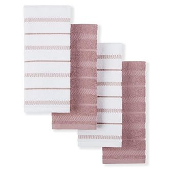 KitchenAid Albany Kitchen Towel Set, Dried Rose