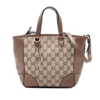 Gucci Sac &agrave; main en toile Pre-owned - Femme - Pre-owned - Brun - Taille: ONE Size