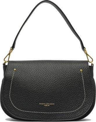 Gianni Chiarini Hobo Bags - Black Leather Shoulder Bag - Gr. unisize - in Schwarz - f&uuml;r Damen