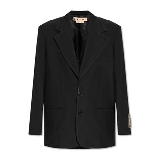 Marni Blazer mit offenem Revers - - Jackets - Damen - Schwarzk - XS