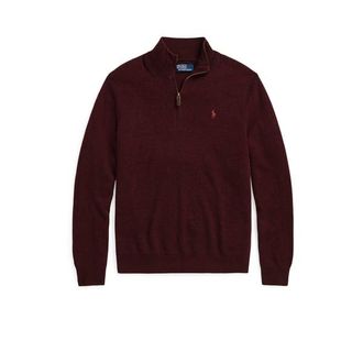 Polo Ralph Lauren Pull col zipp&eacute; en laine