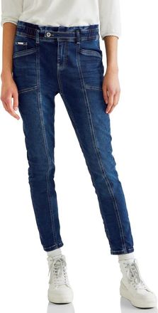 Street One Street One Damen A376194 Jeanshose, Deep Indigo Knit Washed, 28W / 30L EU