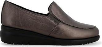 Melluso Mocassin Confortable pour Femme en Cuir Acier k55234z 40