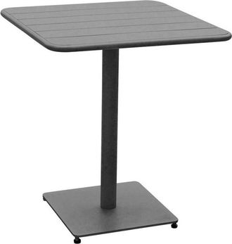 Hesperide Hesperide - Table de jardin carr&eacute;e Phuket graphite 2 places en acier trait&eacute; &eacute;poxy - Hesp&eacute;ride