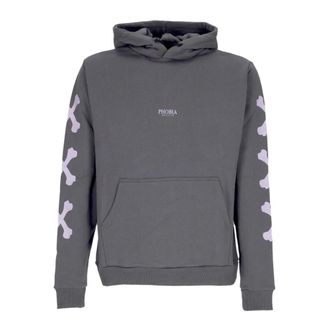 Phobia Archive Cross Bones Hoodie - - Sweatshirts & Hoodies - Herren - Grau - XL