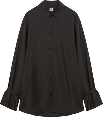 Toteme Femme, Blouses et Chemises, Brun, Taille: 40 FR Chemises