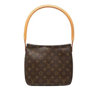 Louis Vuitton Pre-owned Sac bandouli&egrave;re Looping MM Monogram - Femme - Pre-owned - Brun - Taille: ONE Size