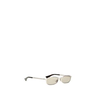 Saint Laurent Womens Silver Acetate Sunglasses