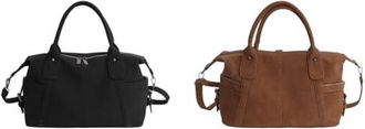 Generic Sac &agrave; bandouli&egrave;re en cuir PU pour femme, sac &agrave; main dautomne et dhiver (noir)