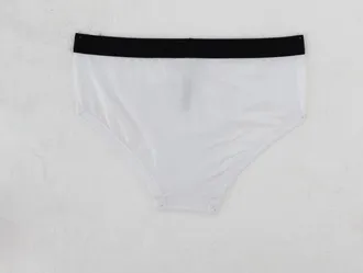 Maison Margiela Cotton Stretch-Knit Slip - White