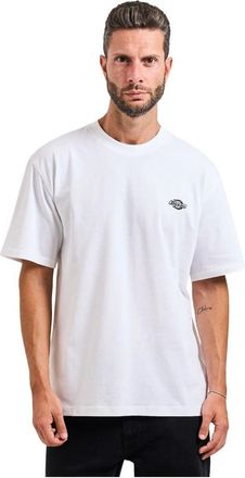 Dickies Homme, Tops, Blanc, Taille: M T-shirt &agrave; col rond