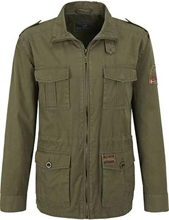 Jan Vanderstorm Homme Veste Style Militaire Bror Olive, 4xl (xxxxl) - 68