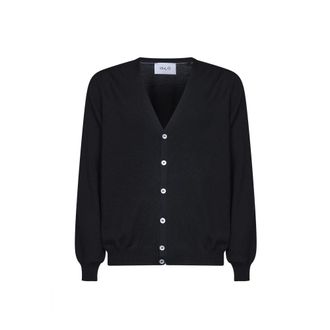 D4.0 Homme, Pulls, Noir, Taille: 2XL Gilet Boutonn&eacute; Col V