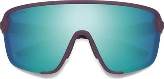 Smith Sonnenbrille mit Shield-Gestell - Violett