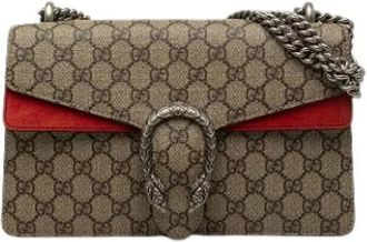 Gucci Sac bandouli&egrave;re Dionysus Pre-owned - Femme - Pre-owned - Beige - Taille: ONE Size
