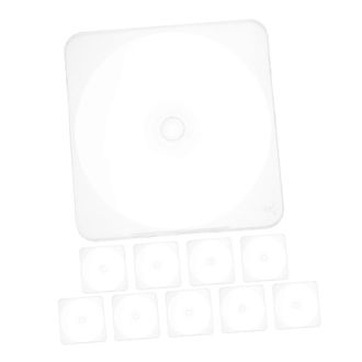 Valiclud 10stücke Transparente Cd-hüllen Aus Kunststoff DVD-aufbewahrungsboxen Bruchfest Wiederverwendbar Für Zuhause Büro Und Unterwegs
