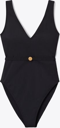 Tory Burch Damen Badeanzug mit G&uuml;rtel