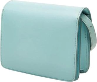 Celine Sac bandouli&egrave;re classique en cuir Pre-owned - Femme - Pre-owned - Bleu - Taille: ONE Size