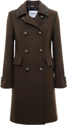Bazar Deluxe Femme, Manteaux, Brun, Taille: 36 FR Baxar Deluxe Coat