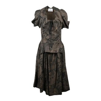 Vivienne Westwood Neues Samstags-Kleid - - Dresses - Damen - Braun - 2XS