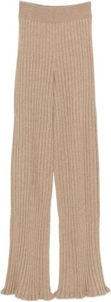 Lisa Yang Femme, Pantalons, Beige, Taille: 40 FR Wide Pantalons