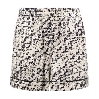 Tory Burch Seiden-Shorts mit elastischem Bund - - Shorts - Damen - Schwarzk - M