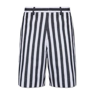 Moschino Gestreifte Shorts - - Shorts - Herren - Wei&szlig; - M