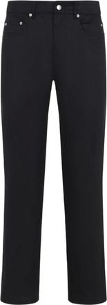 Rick Owens Homme, Jeans, Noir, Taille: W32 Jean en Lin Noir Utility