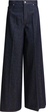 Max Mara Femme, Jeans, Bleu, Taille: 38 FR Carmine Wide-leg Jeans