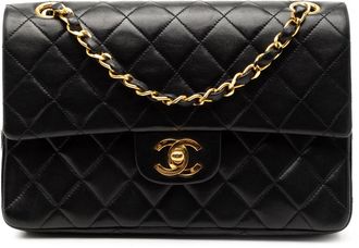 Chanel Hobo Bags - Small Classic Lambskin Double Flap - Gr. unisize - in Schwarz - f&uuml;r Damen