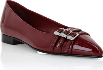 Philipp Plein Multi-Strap Ballerina Flats Skull