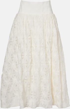 SIMKHAI Bestickter Midirock Mindy