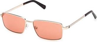 Guess Gu00273 Gafas, 32s Shiny Pale Gold, 56/15/145 Hombre