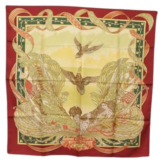 Ferragamo Pre-owned Silk Scarf - Femme - Pre-owned - Multicolore - Taille: ONE Size