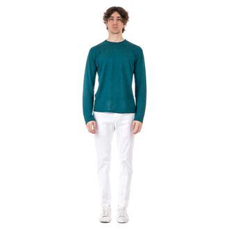 Roberto Collina Homme, Pulls, Bleu, Taille: XL Tricots ras du cou