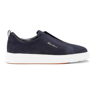 Santoni Victory Slip-On Sneakers - - Shoes - Herren - Blau - 41 EU
