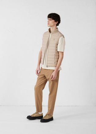 Jott Doudoune sans manches stretch Beige Arafo - Taille XXL
