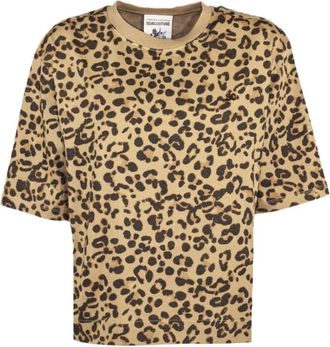 Semicouture Femme, Tops, Multicolore, Taille: 42 FR T-shirt &agrave; col rond