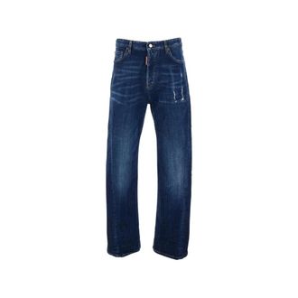 Dsquared2 Jeans im Used-Look mit geradem Bein - - Jeans - Herren - Blau - L
