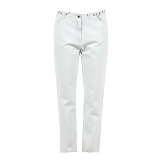 Patrizia Pepe Pantalon Mom Fit - Femme - Pantalons - Bleu - Taille: W30