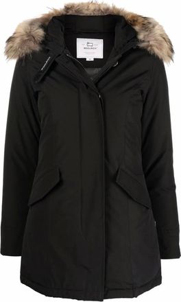 Woolrich Femme, Manteaux, Noir, Taille: 42 FR Parka Arctic Raccoon