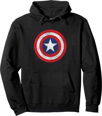 MARVEL Captain America Classic Shield Graphic Pullover Hoodie