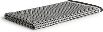 Möve New Heritage Waffelpiquée Duschtuch 75 x 160 cm aus 100% Baumwolle, Black/Nature