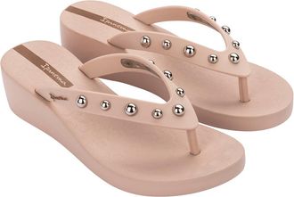 Ipanema Plat Glam Fem Sandalen mit Keilabsatz für Damen, Beige Gold, 41/42 EU