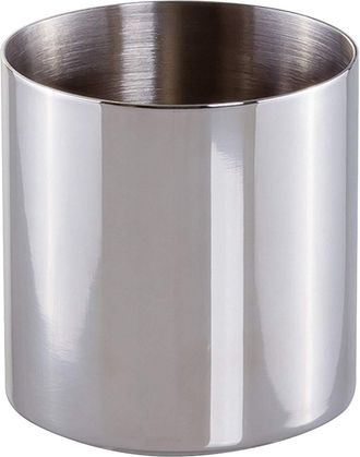 M&ouml;ve Deco Zahnb&uuml;rstenhalter 8 x 8 cm aus Edelstahl, silver