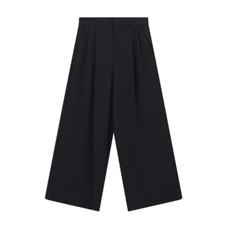 Max Mara Femme, Pantalons, Bleu, Taille: 40 FR Donata Wide Pantalons