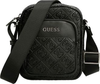 Guess Herren Vezzola Vibola Crossbody FL, Schwarz