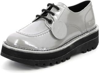 Kickers Class, Derbies Femme, Gris, 39