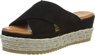 Don Algodon C600 Plateforme pour Femme - Noir - Noir, 37 EU EU